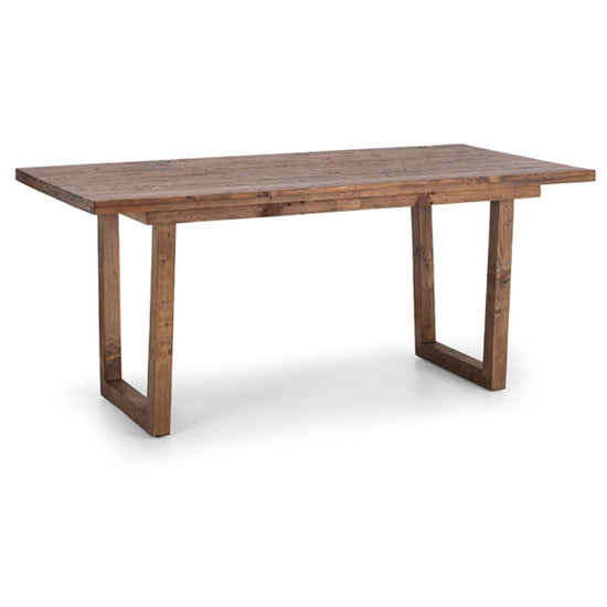 Woburn Reclaimed Pine Wood Dining Table In Rustic Pine | Contemporary ...