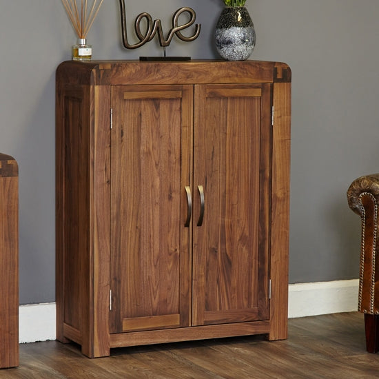 Shiro Wooden Shoe Storage Cabinet In Walnut | Elegant Furniture UK ...